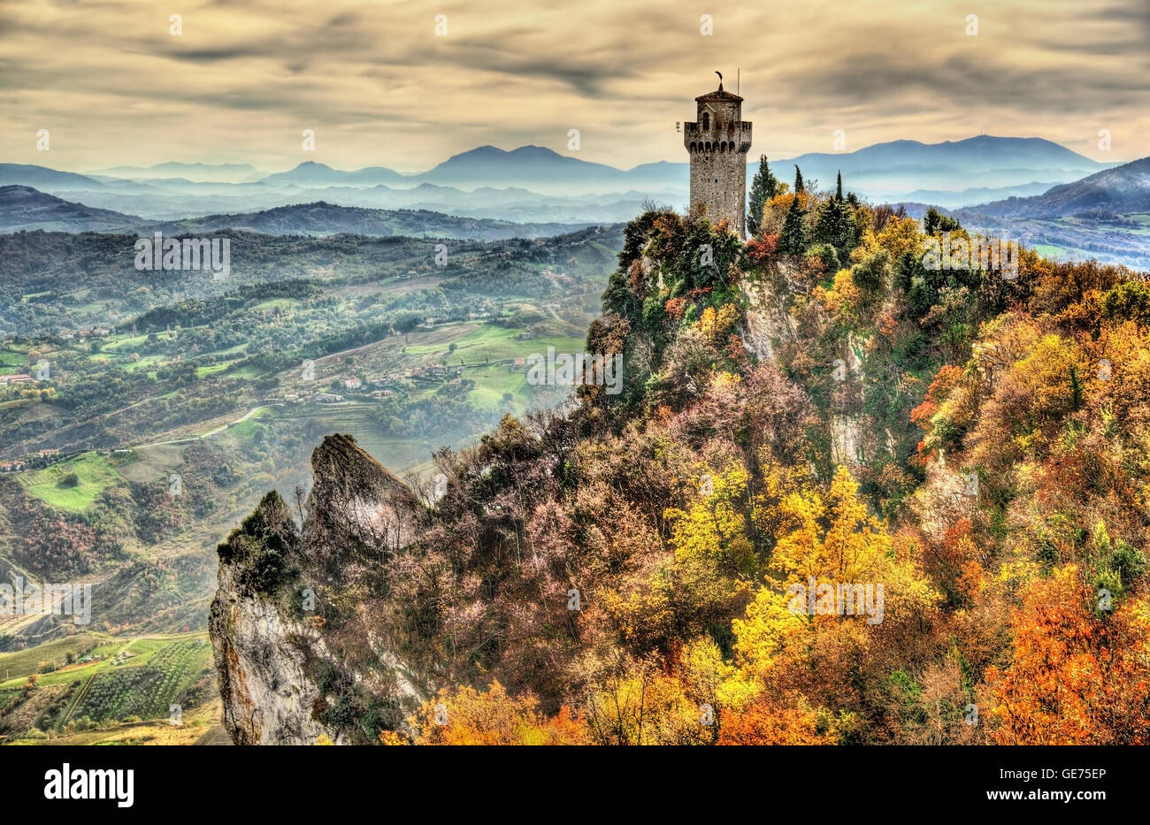The Montale, the Third Tower of San Marino Stock Photo - Alamy