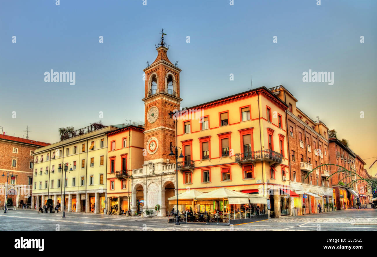 Tre Martiri Square in Rimini - Italy Stock Photo - Alamy