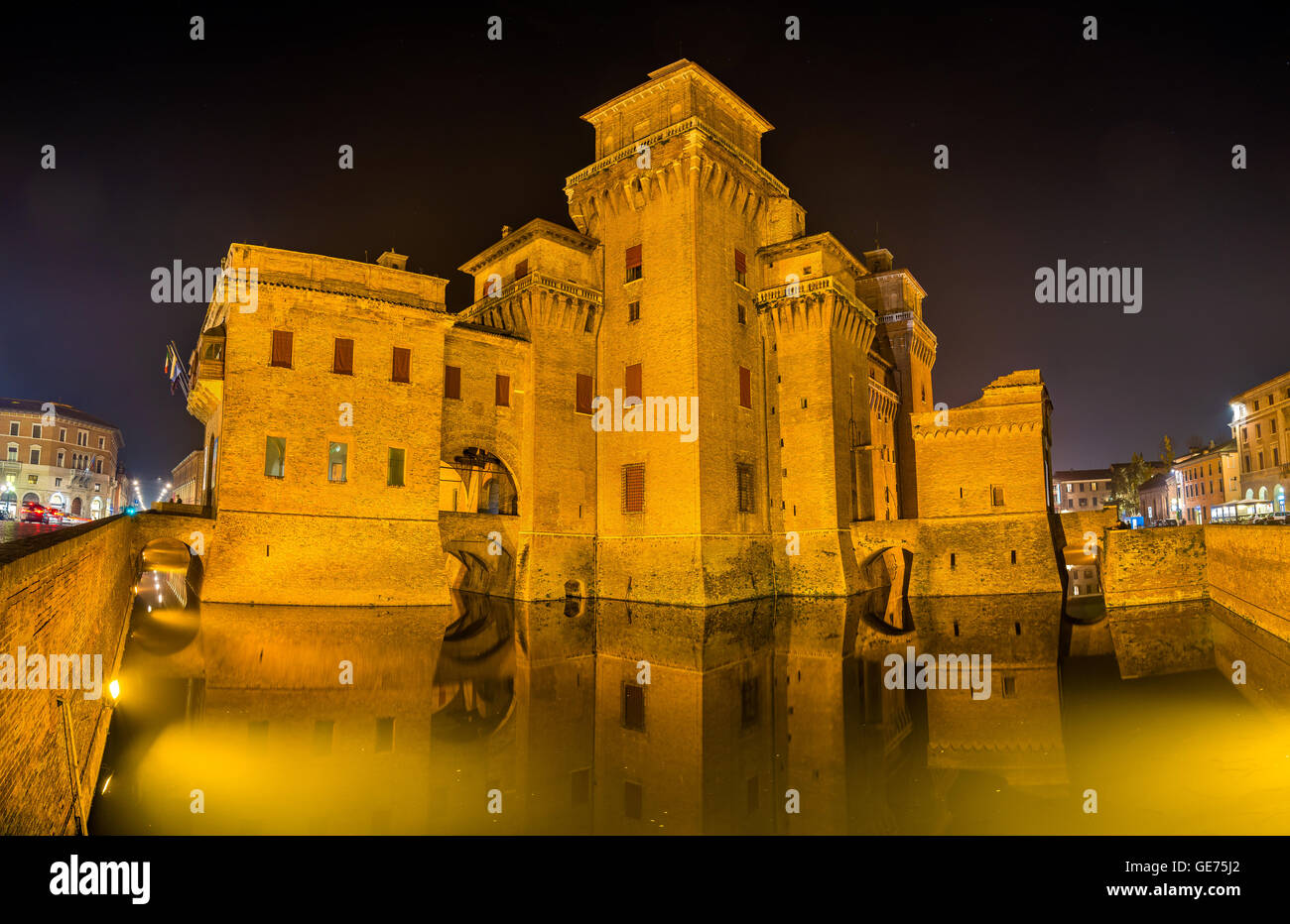 Estense castle ferrara emilia romagna hi-res stock photography and ...