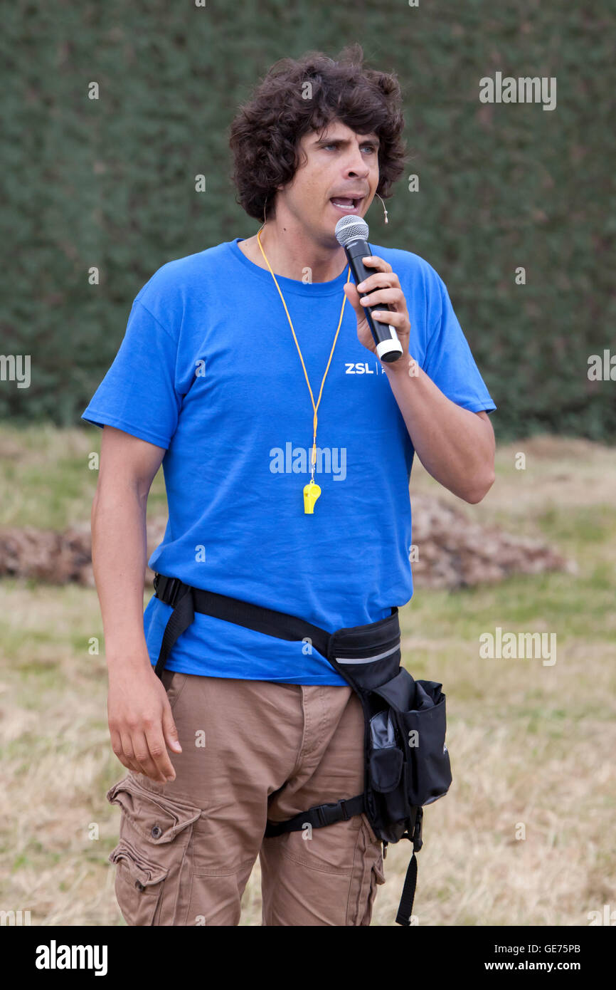 Hertfordshire, England, Circa July 2016, Andy Day, Actor and wildlife ...