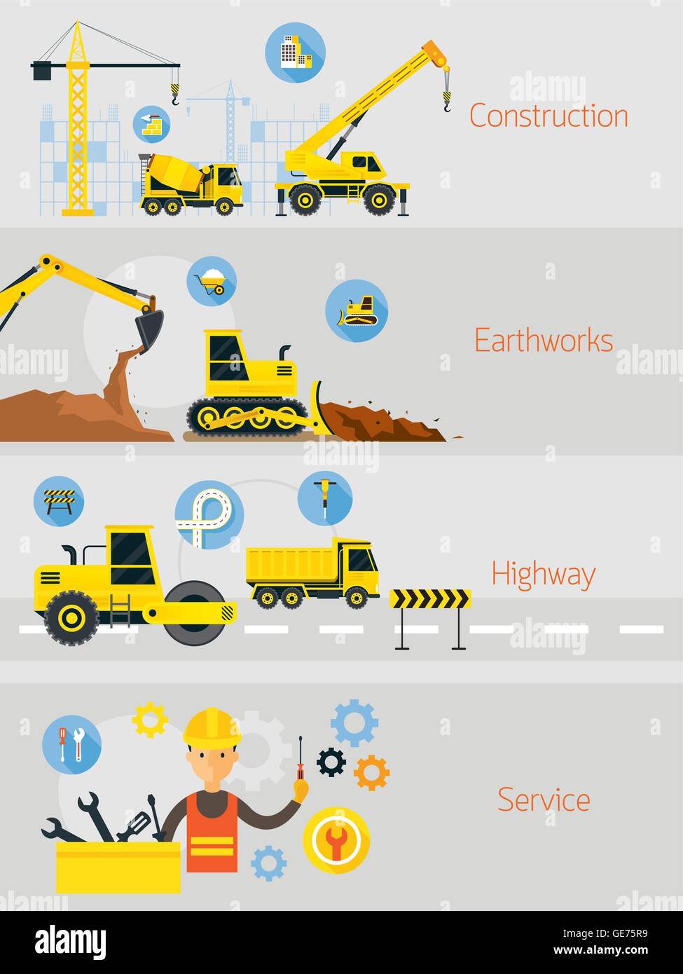 Highway engineering concept icon hi-res stock photography and images ...