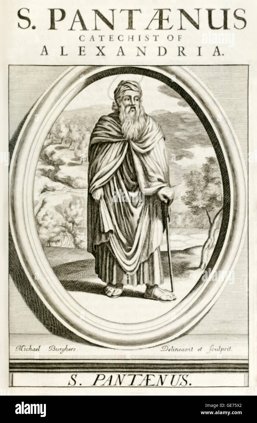 Saint Pantaenus the Philosopher (died 200) Greek theologian and head at ...