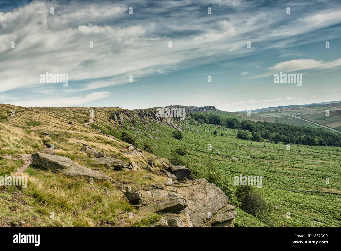 Landscape image of the peak district national park Stock Photo - Alamy