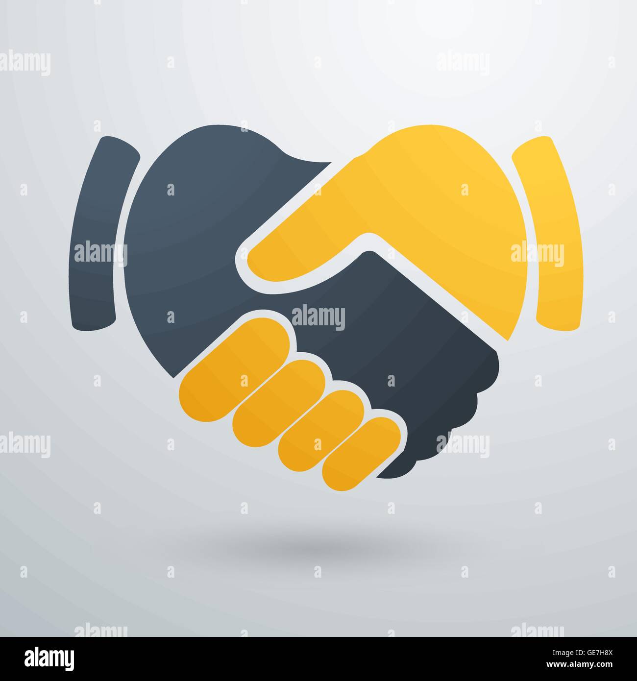 Handshake logo hi-res stock photography and images - Alamy
