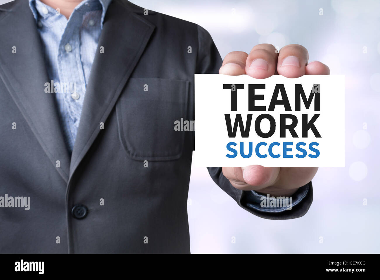 TEAMWORK SUCCESS CONCEPT Stock Photo - Alamy