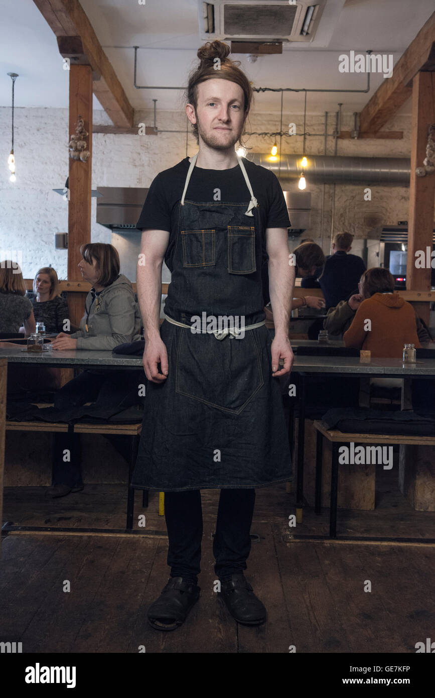 Douglas Mcmaster head chef at Silo zero waste restaurant in Brighton ...
