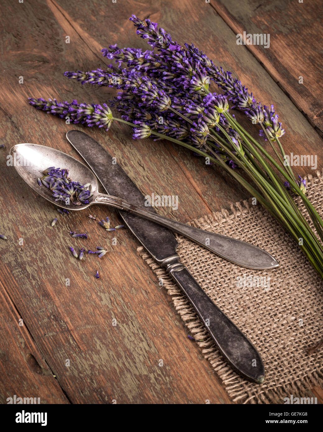 Lavender twig hi-res stock photography and images - Alamy