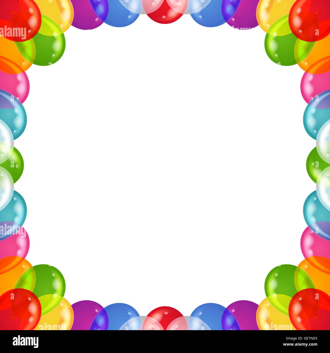 Background balloons frame Stock Vector Image & Art - Alamy