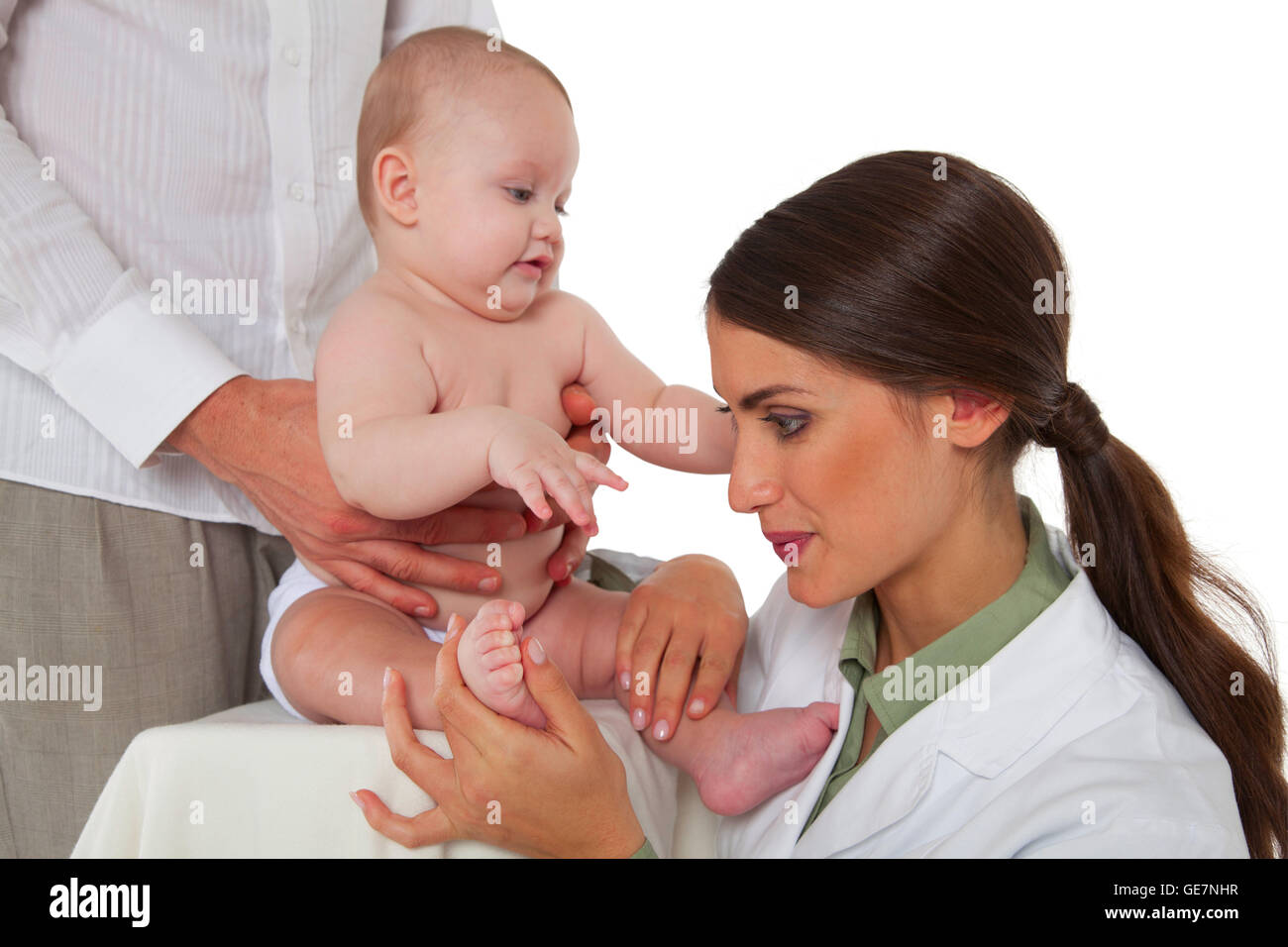Doctor examining foot hi-res stock photography and images - Alamy