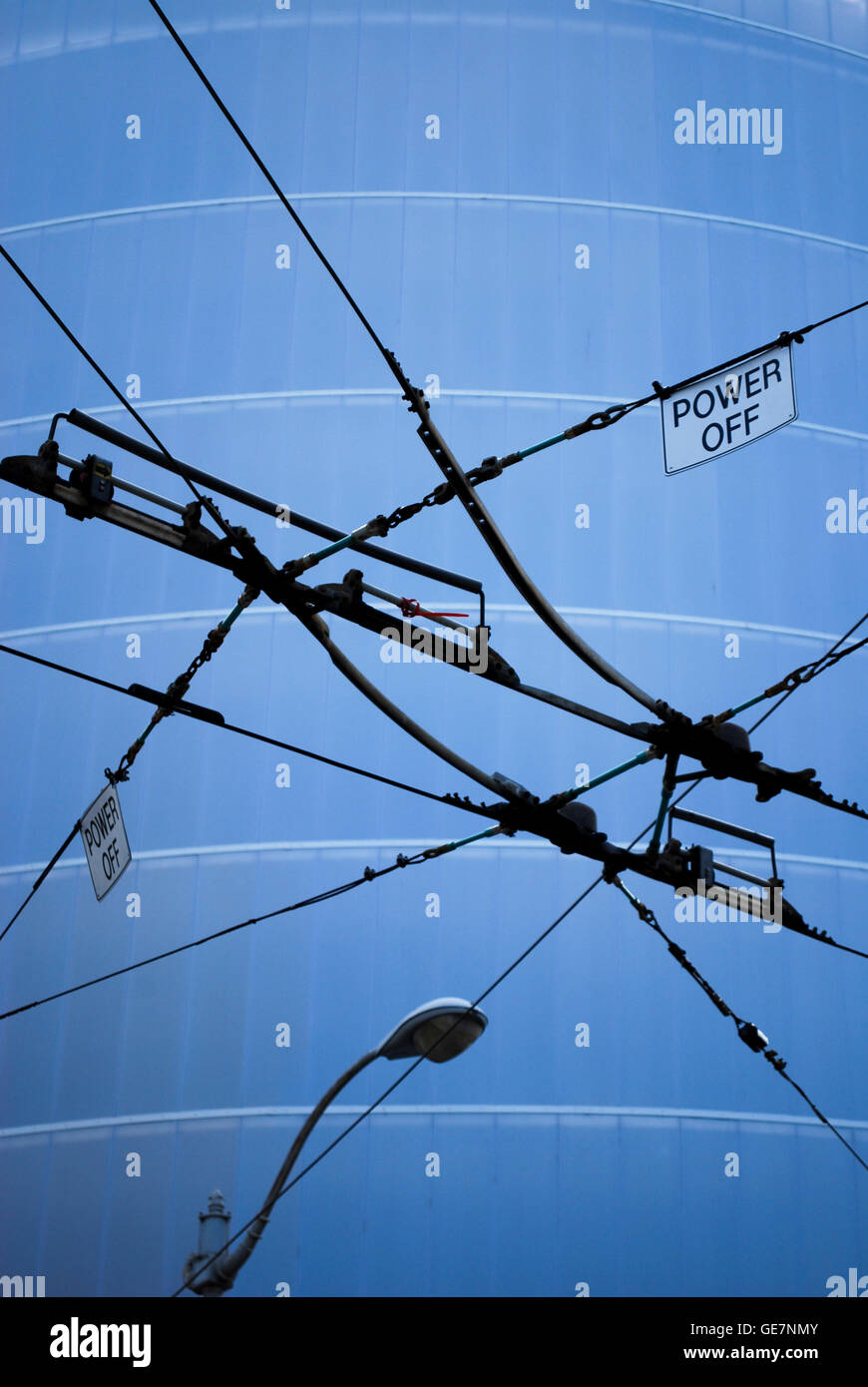 Trolleybus lines hi-res stock photography and images - Alamy