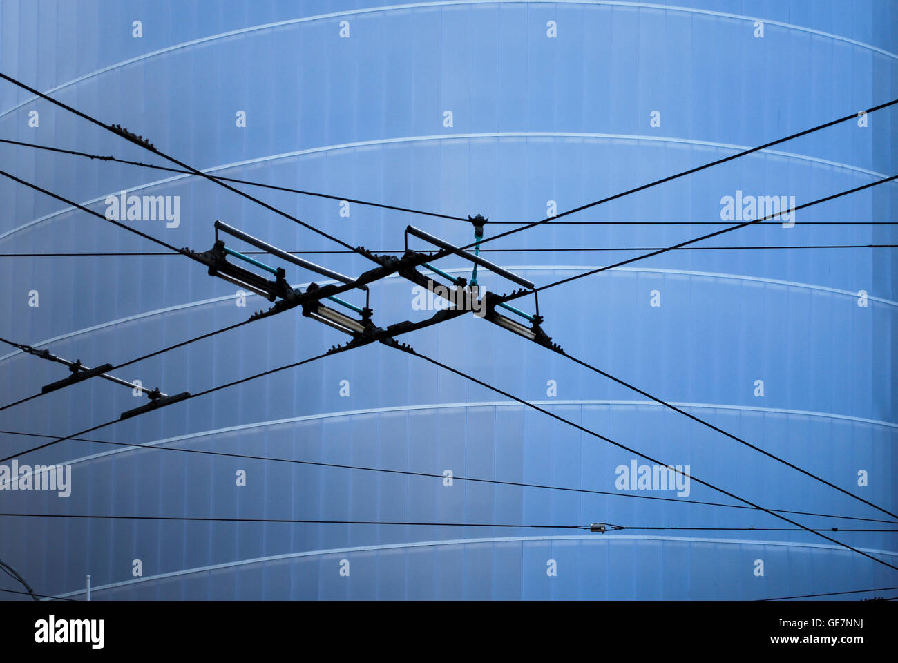 Trolleybuses cables hi-res stock photography and images - Alamy