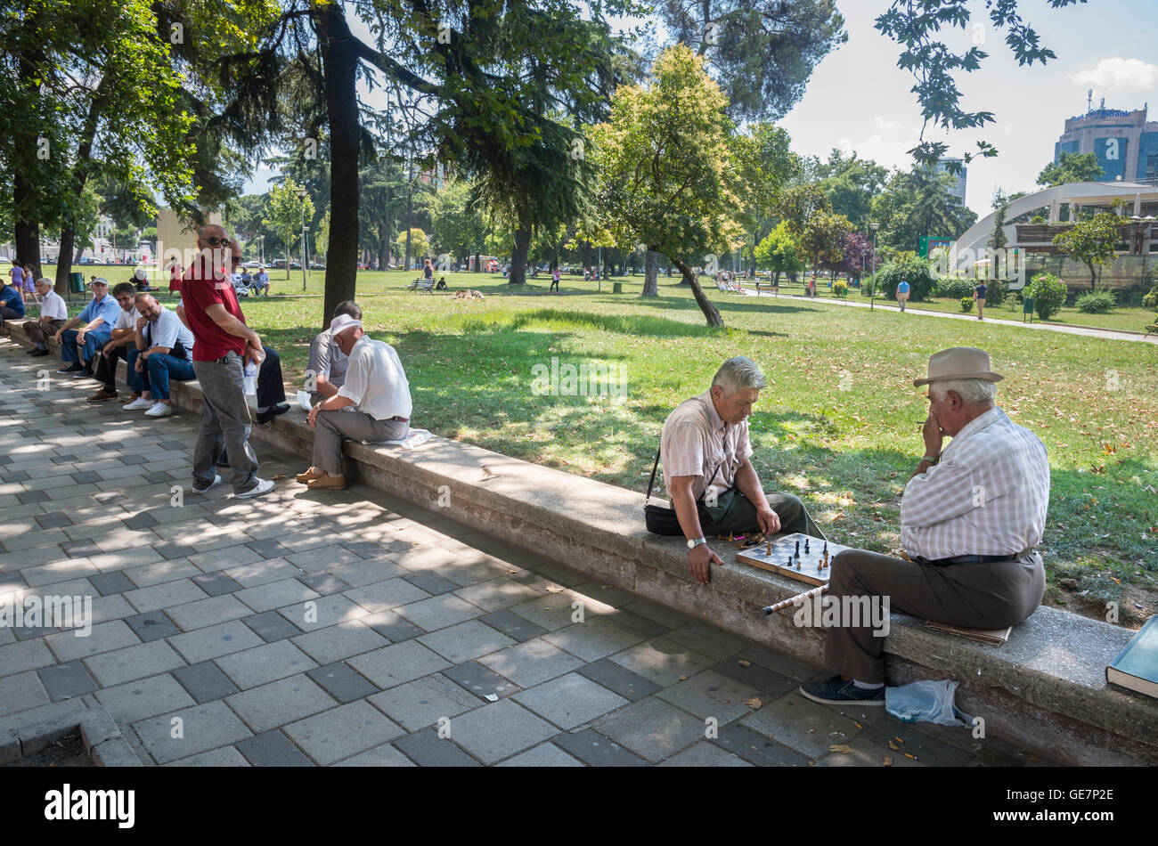 Europe Albania Tirana Rinia Park High Resolution Stock Photography and ...