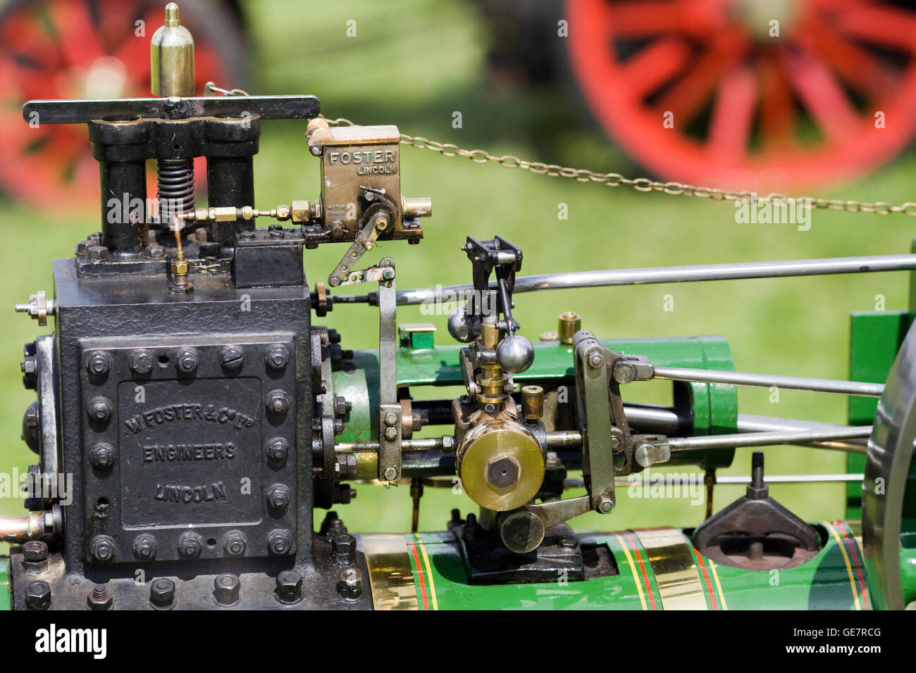 Brass steam engine valves hi-res stock photography and images - Alamy