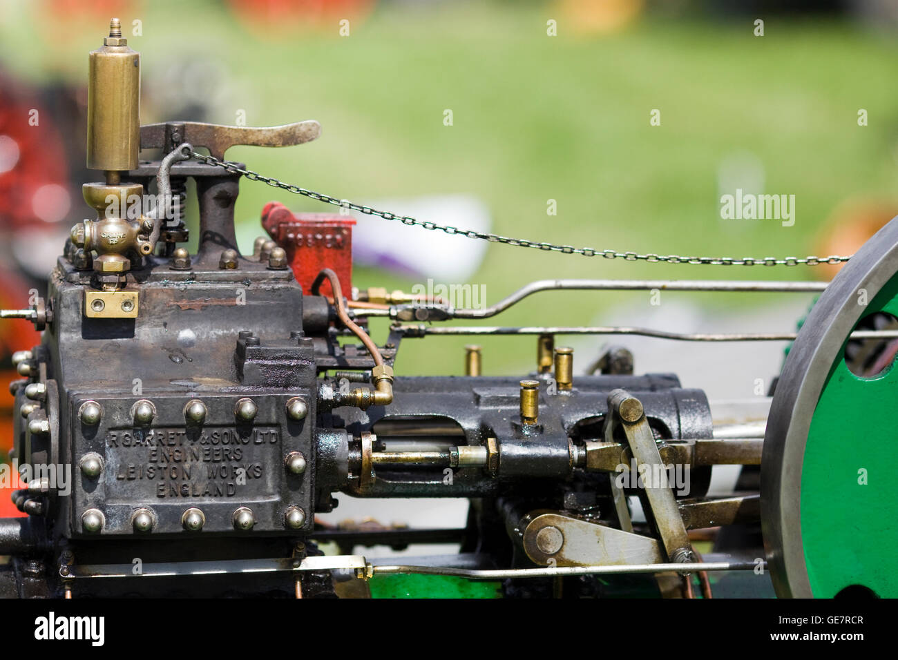 Brass steam engine valves hi-res stock photography and images - Alamy