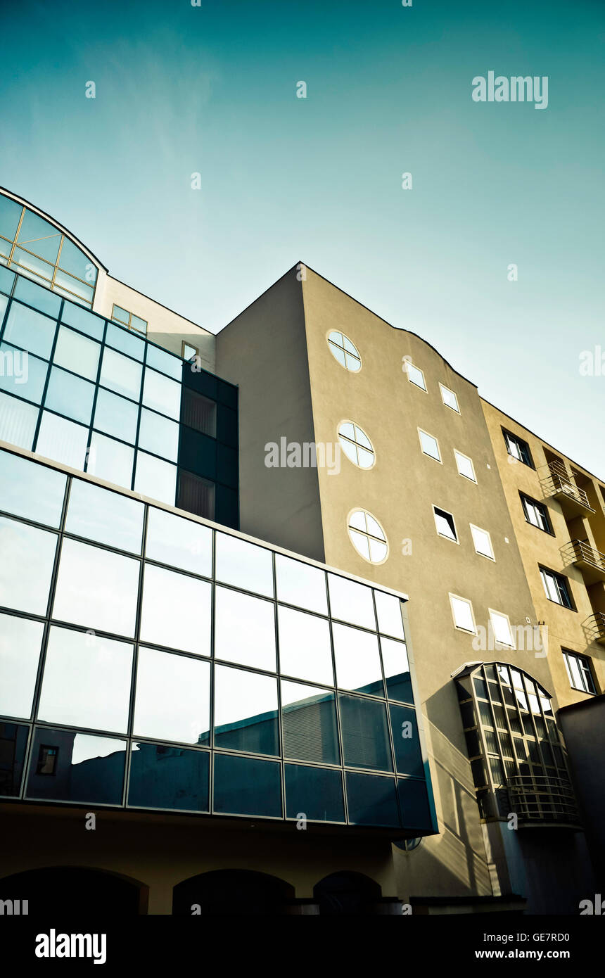 Old beside new architecture hi-res stock photography and images - Alamy