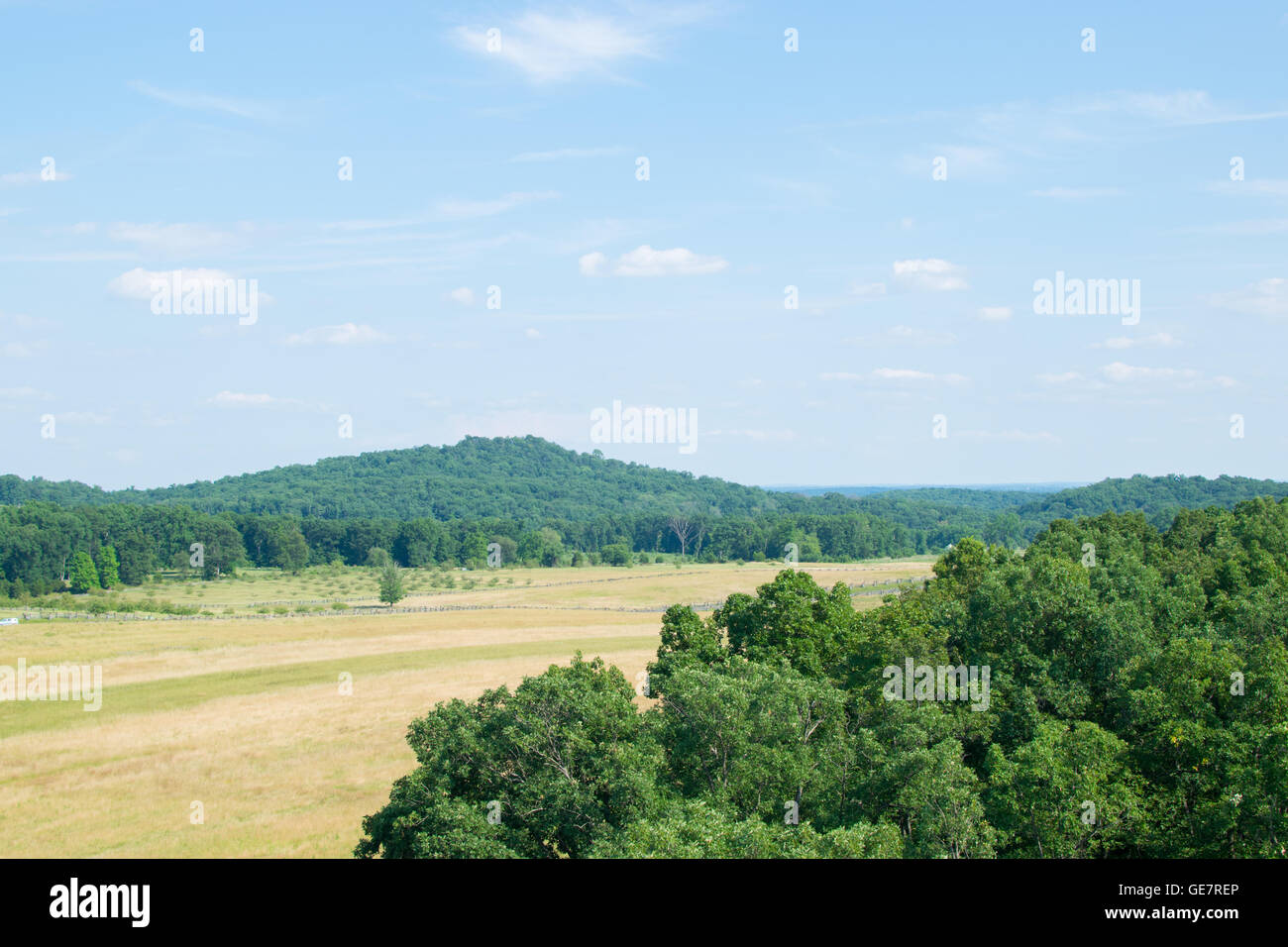 Gettysburg battle aerial hi-res stock photography and images - Alamy