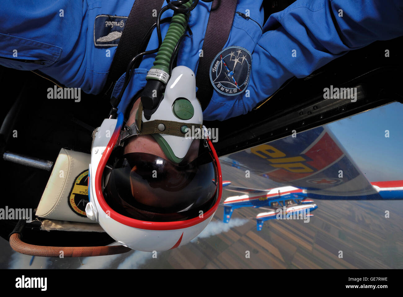 'Stars' (Zvezde) Serbian aerobatic jet aircraft display team pilot ...