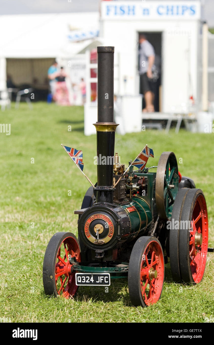Vintage Miniature Stream Engine Stock Photo - Alamy
