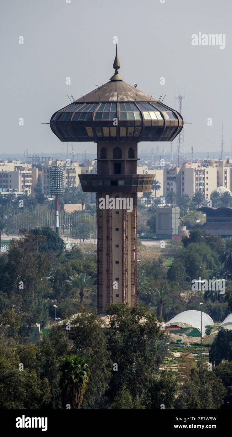 zorwaa tower in Park zorwaa in Baghdad capital of Iraq.A revolving ...