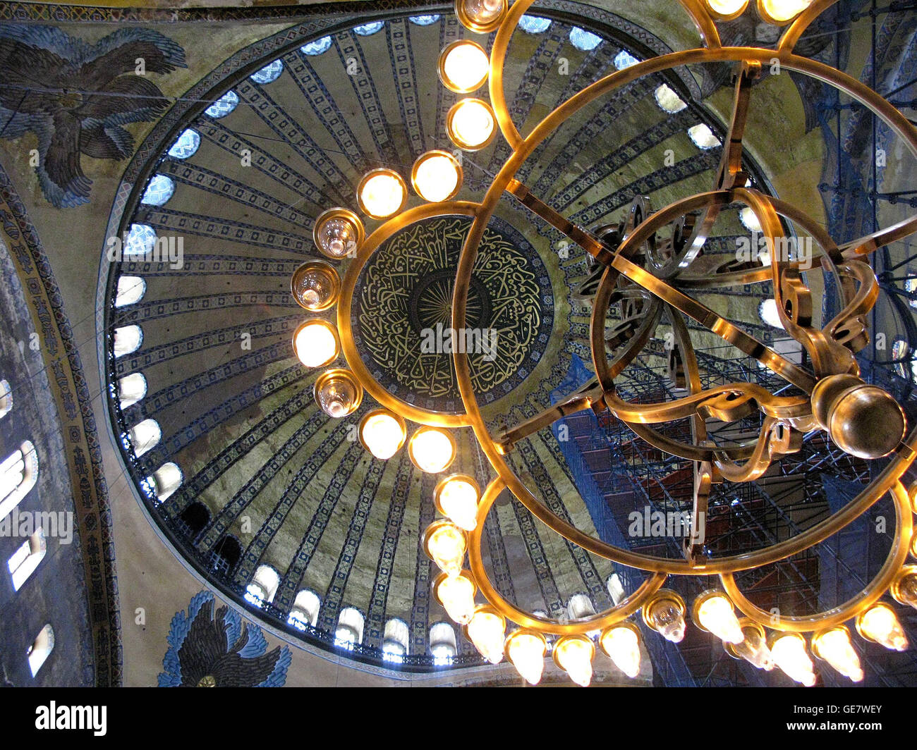 Turkey. Dome of hagia sophia in istanbul Stock Photo - Alamy