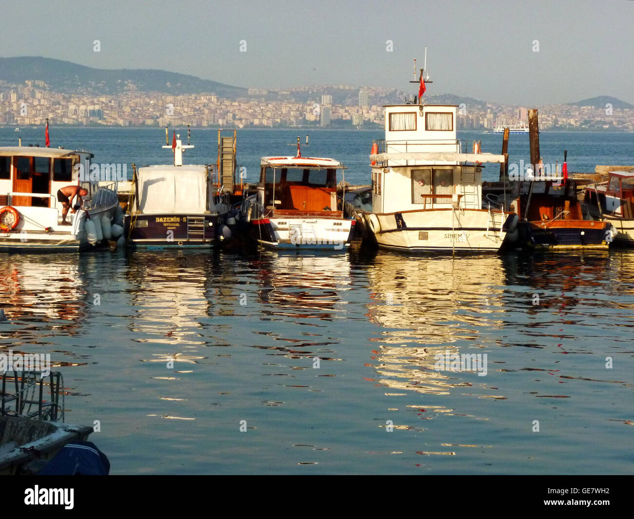 Turkey. Boats on princes island Stock Photo - Alamy