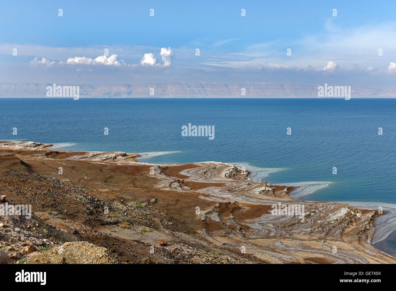 Salt on the Dead Sea Stock Photo - Alamy
