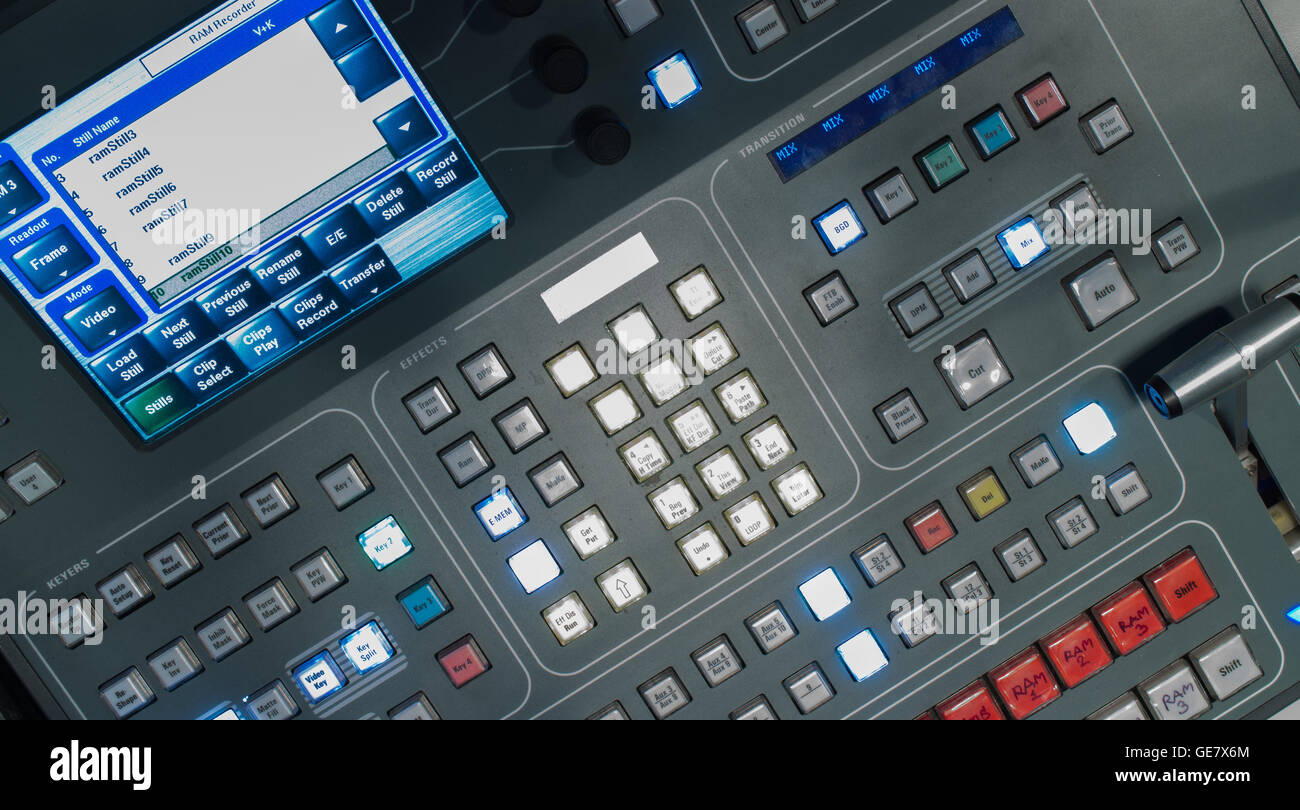 Video switcher hi-res stock photography and images - Alamy