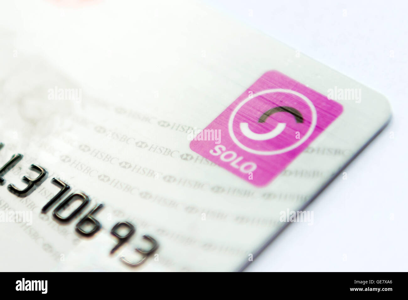 Solo bank card hi-res stock photography and images - Alamy