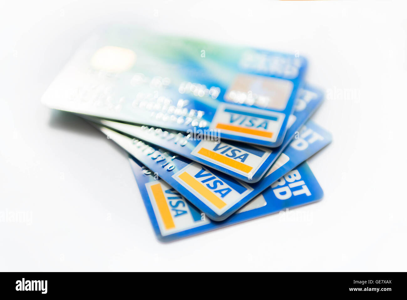 Visa debit card uk Cut Out Stock Images & Pictures - Alamy