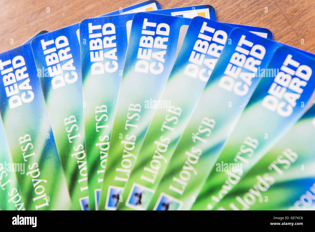 Lloyds bank debit card hi-res stock photography and images - Alamy