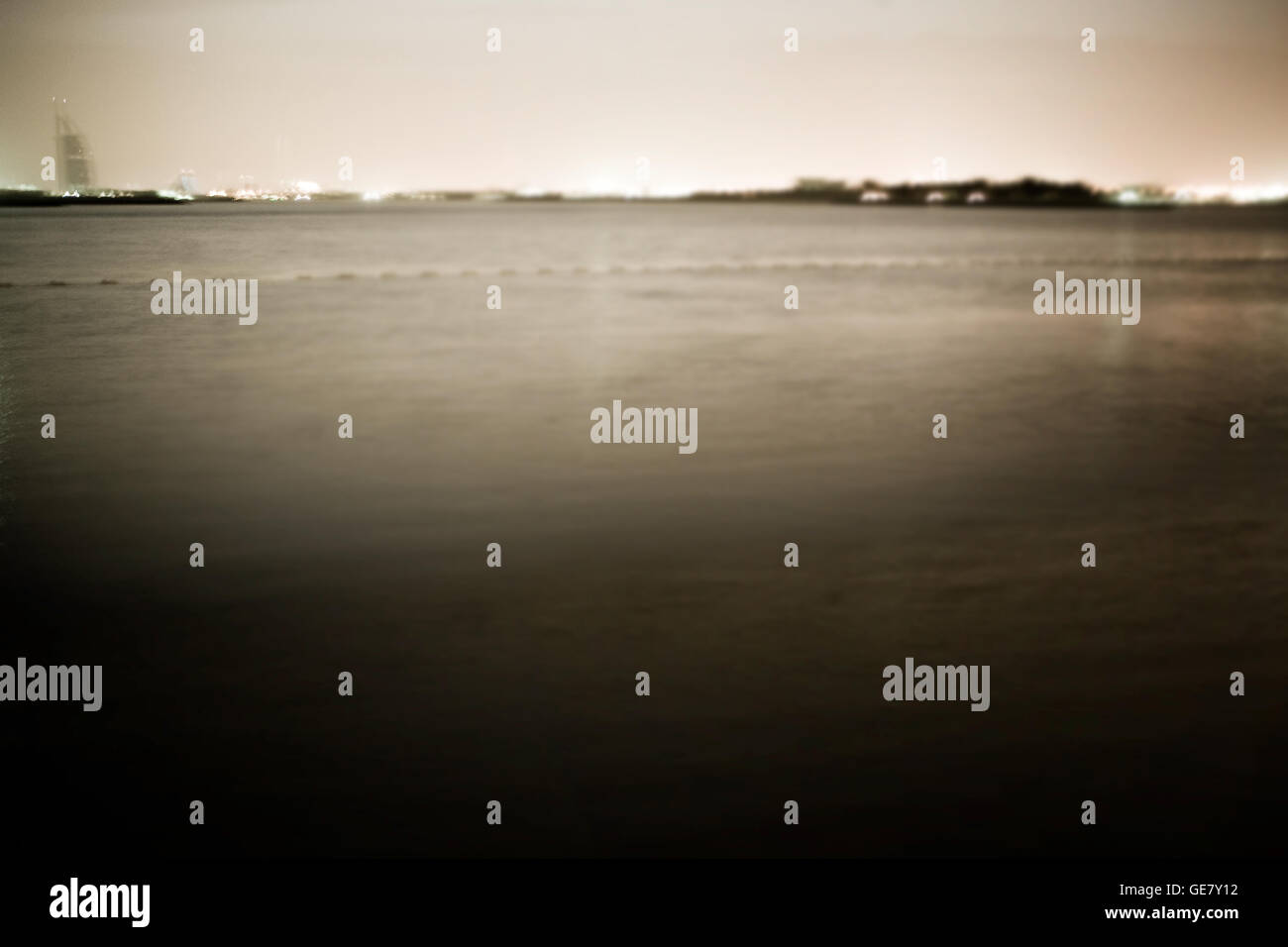 Sea view of UAE shoreline Stock Photo - Alamy