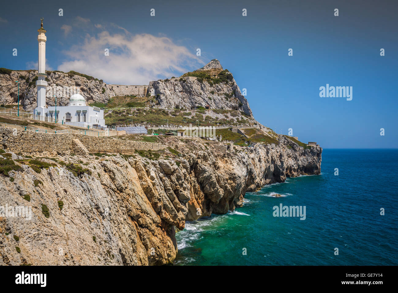 Gibraltar as Seen from Europa Point Stock Photo - Alamy