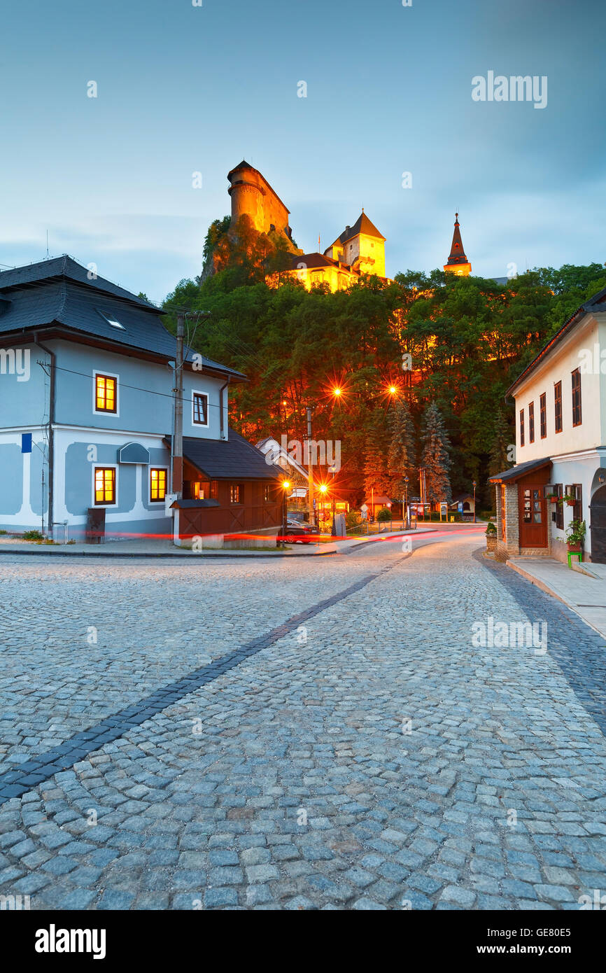 View of Orava castle in northern Slovakia Stock Photo - Alamy