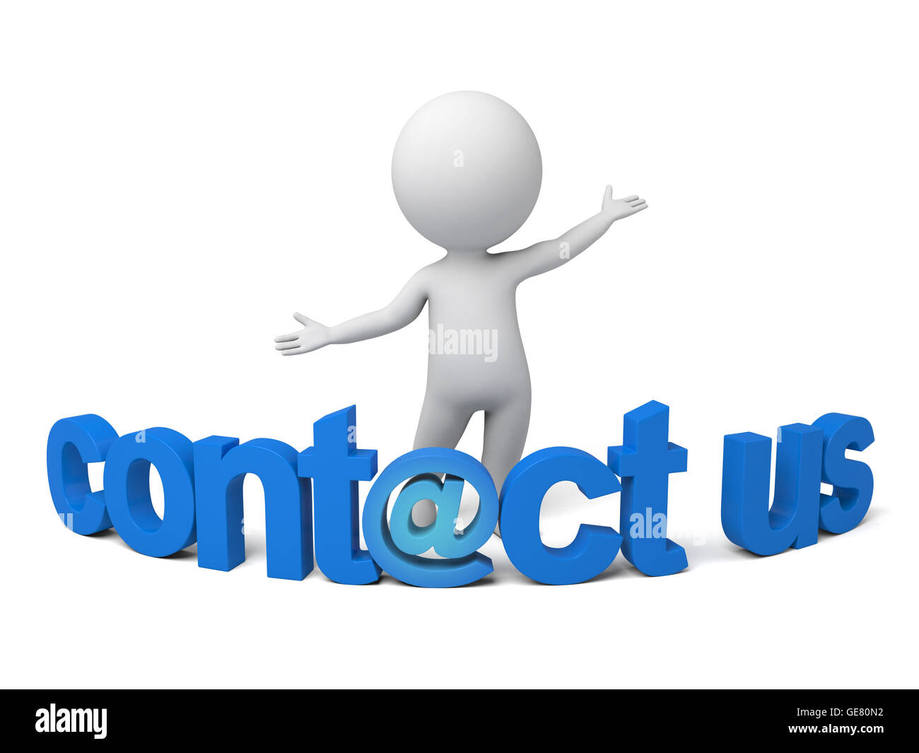 Contact us 3d hi-res stock photography and images - Alamy