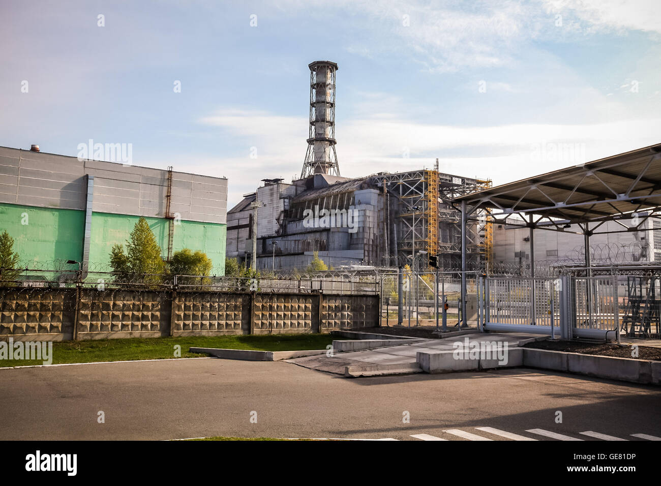 Chernobyl reactor #4 inside the exclusion zone, Ukraine Stock Photo - Alamy