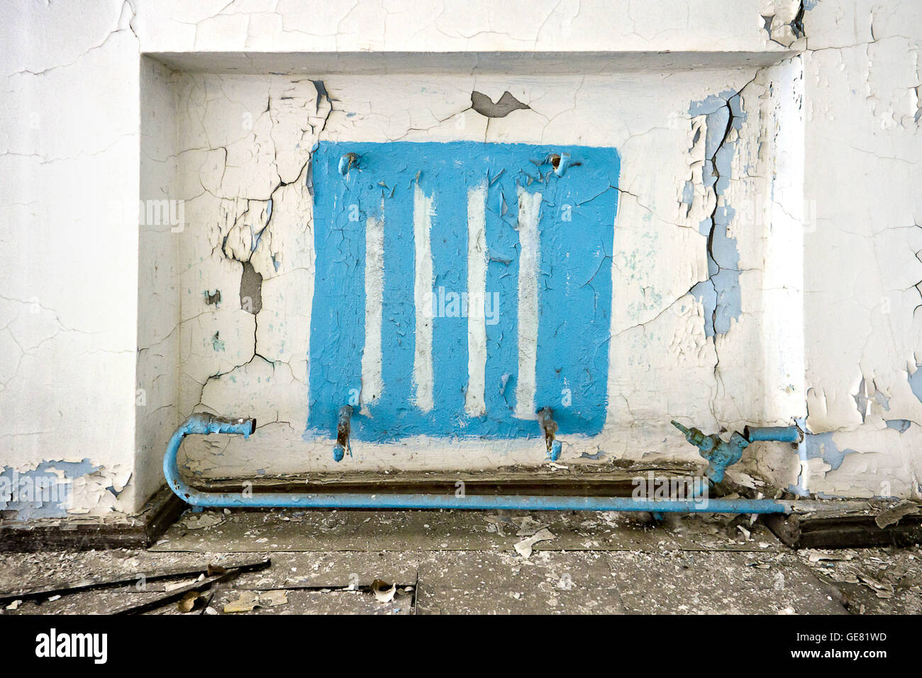 The abandoned town of Pripyat in the Chernobyl exclusion zone, Ukraine ...
