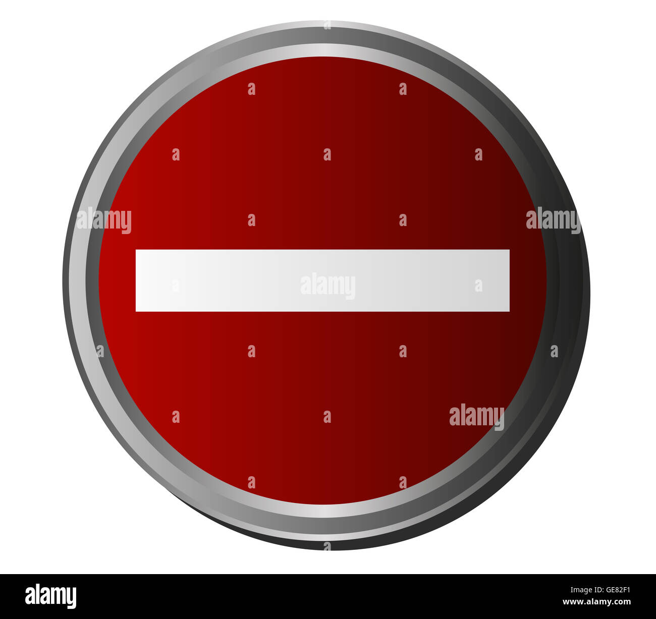 Banned entry Cut Out Stock Images & Pictures - Alamy