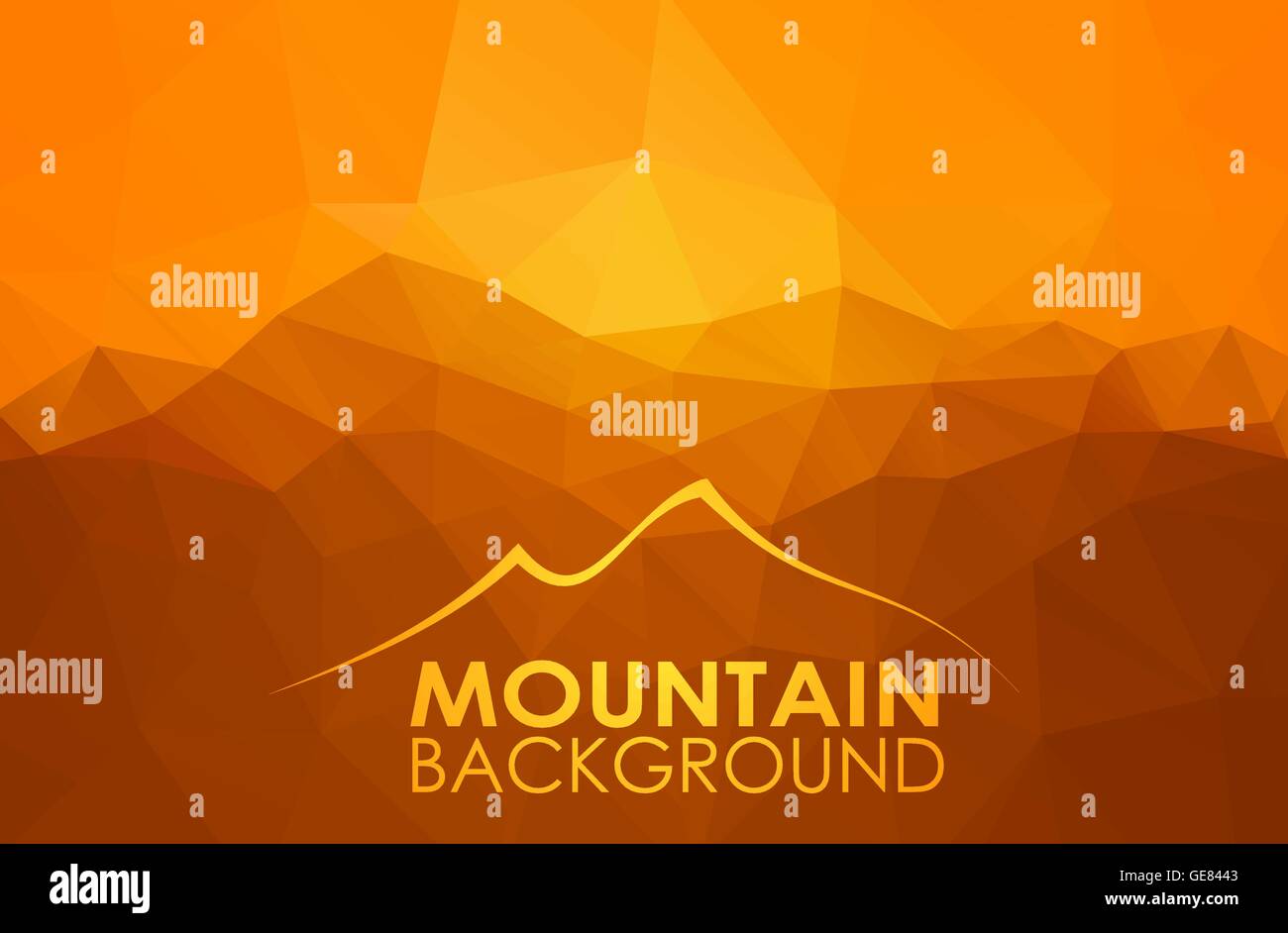 Triangle geometrical background with mountains Stock Vector Image & Art ...