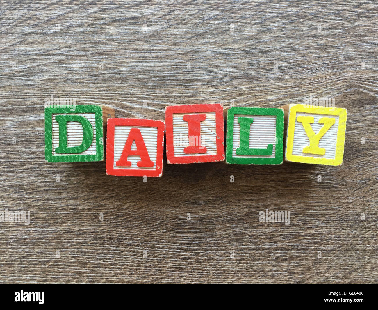 Daily letters hi-res stock photography and images - Alamy