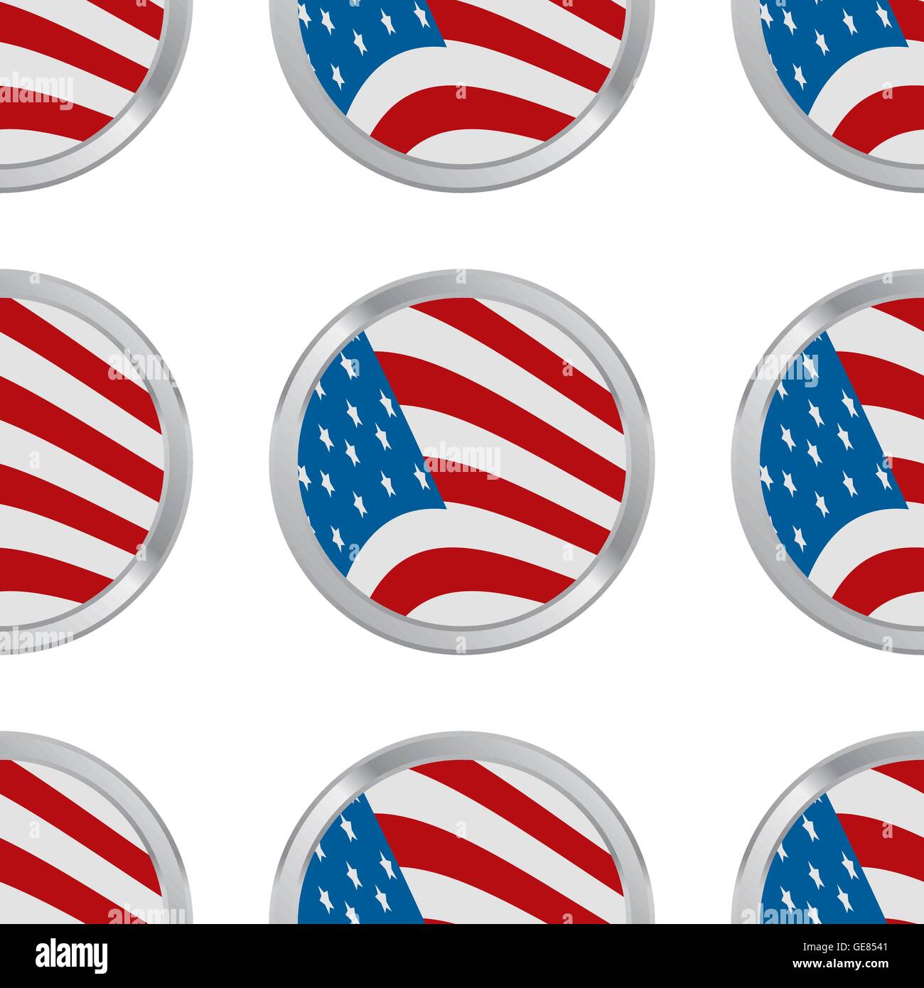 seamless pattern with USA flag Stock Vector Image & Art - Alamy
