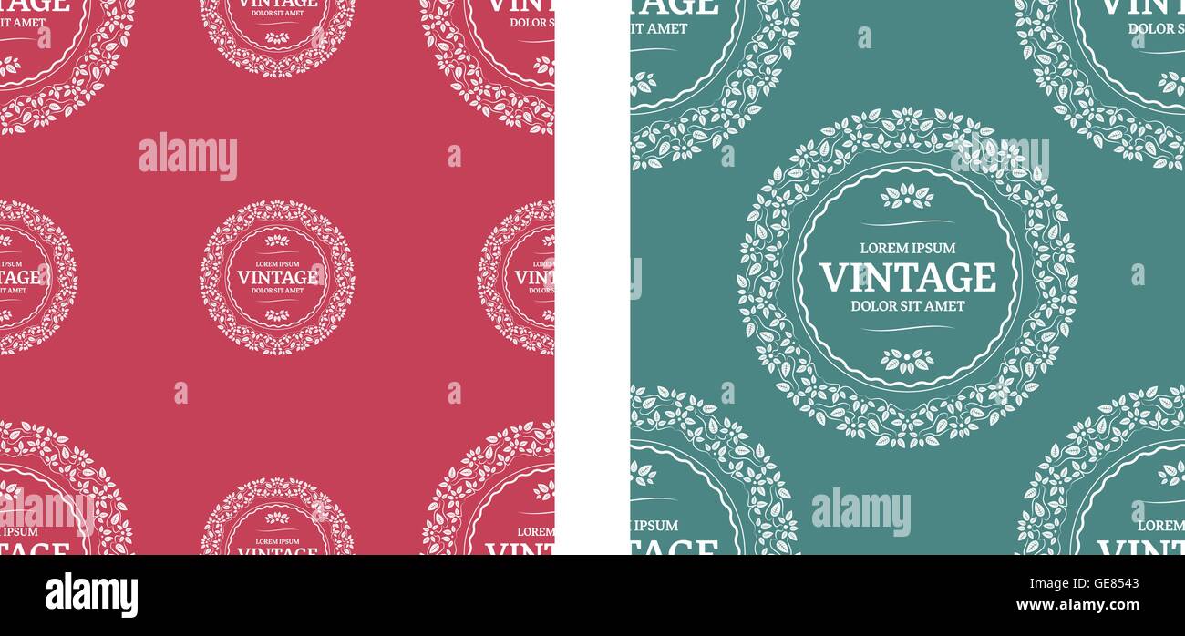 Vintage Seamless Background Stock Vector Image & Art - Alamy