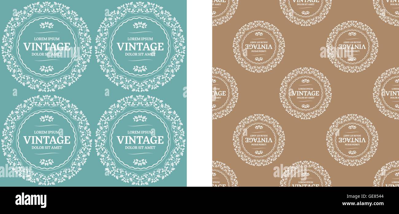 Vintage Seamless Background Stock Vector Image & Art - Alamy