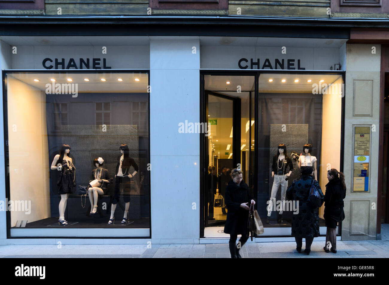 Store of chanel at kohlmarkt austria hi-res stock photography and ...
