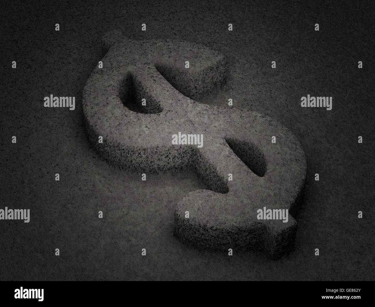 Stone dollar symbol textured background. 3D illustration Stock Photo ...