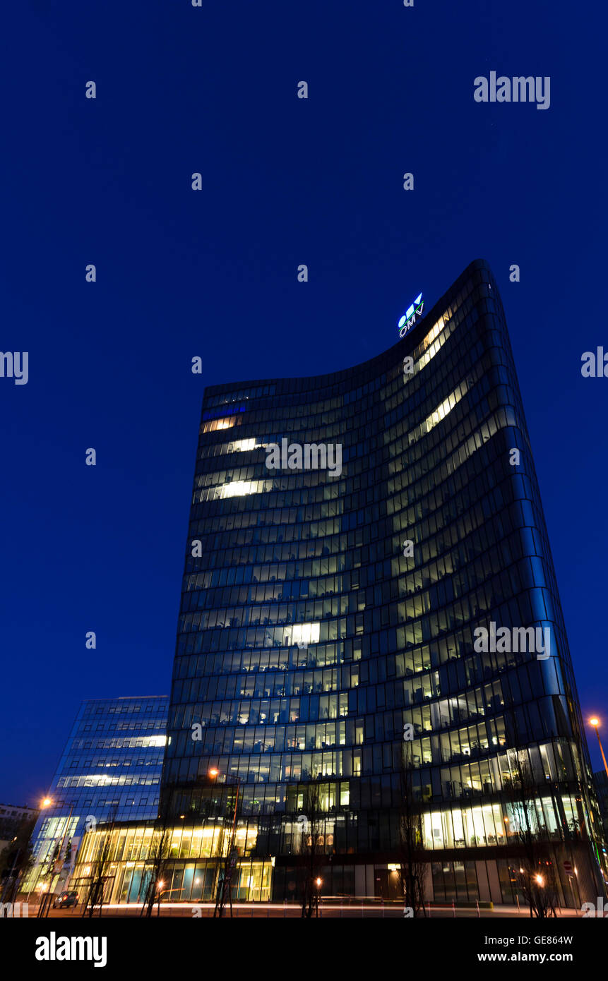 Wien, Vienna: Headquarters of OMV, Austria, Wien, 02 Stock Photo - Alamy