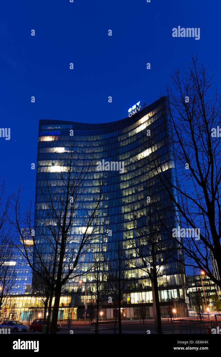 Wien, Vienna: Headquarters of OMV, Austria, Wien, 02 Stock Photo - Alamy