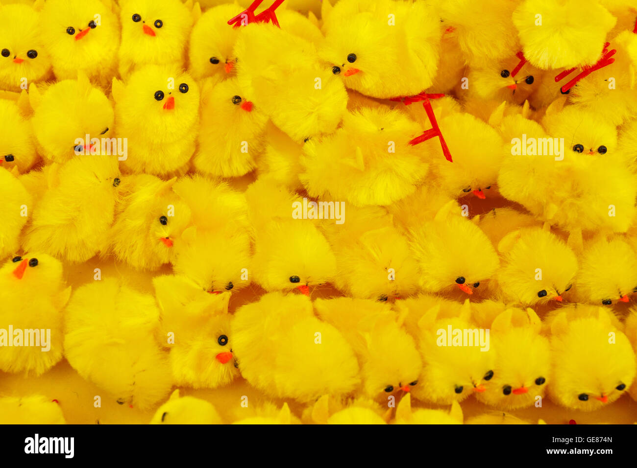 Easter chickens background Stock Photo - Alamy