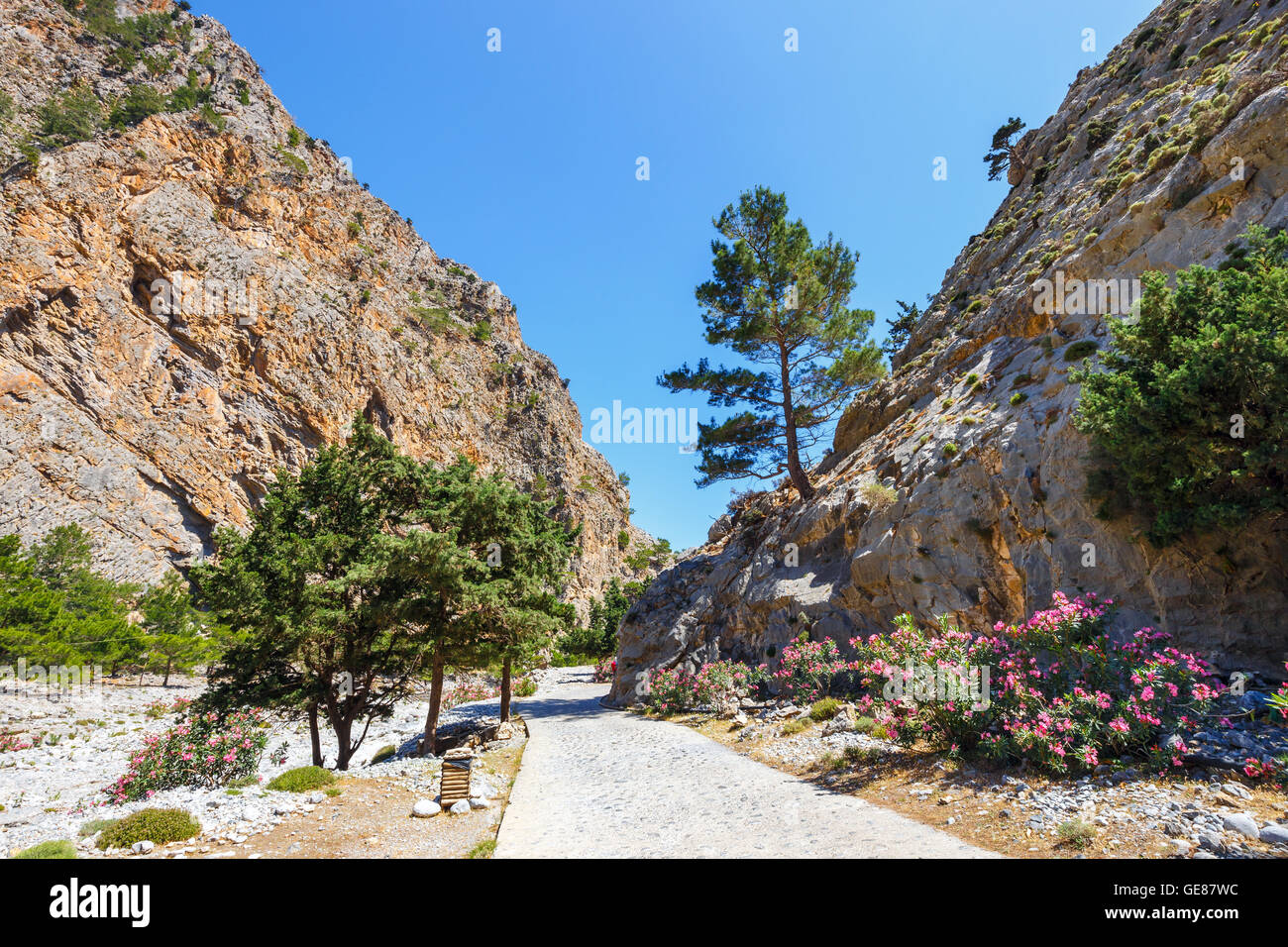 Samaria Gorge on Crete, Grece Stock Photo - Alamy