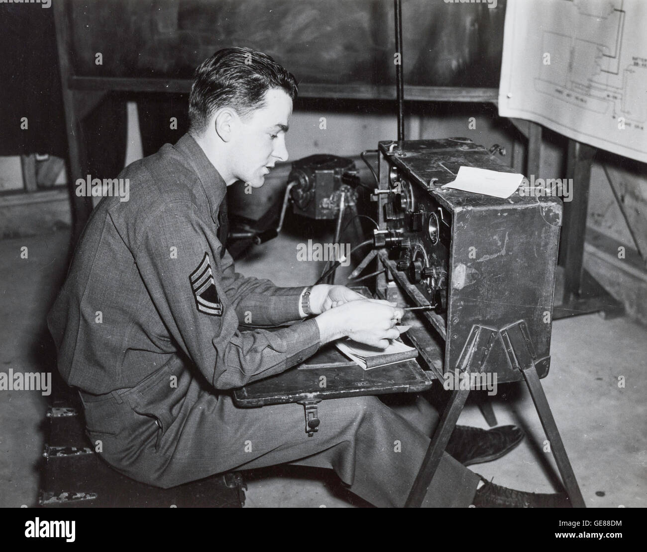 Vintage Photograph, Camp Huckstep, Egypt, World War Two, 1944 Stock ...