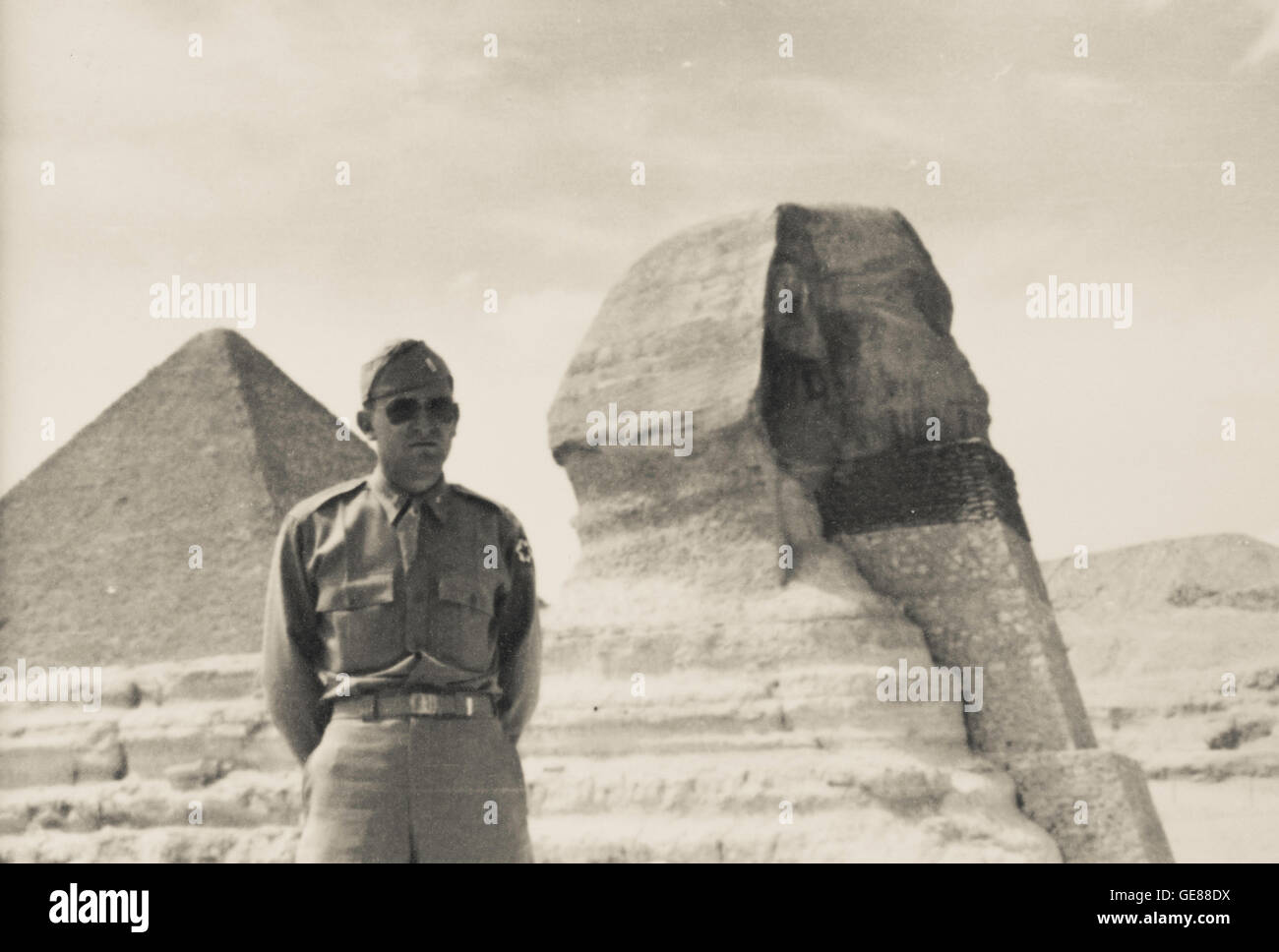 Vintage Photograph, Camp Huckstep, Egypt, World War Two, 1944 Stock ...